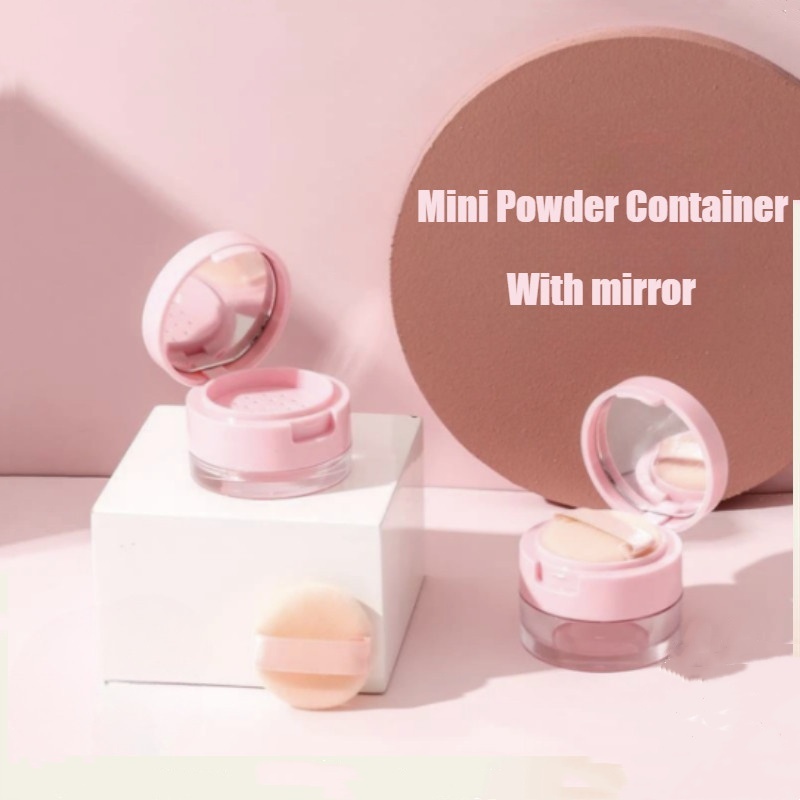 3G Mini Powder Container Smooth Minerals Powder Foundation Storage Box ...