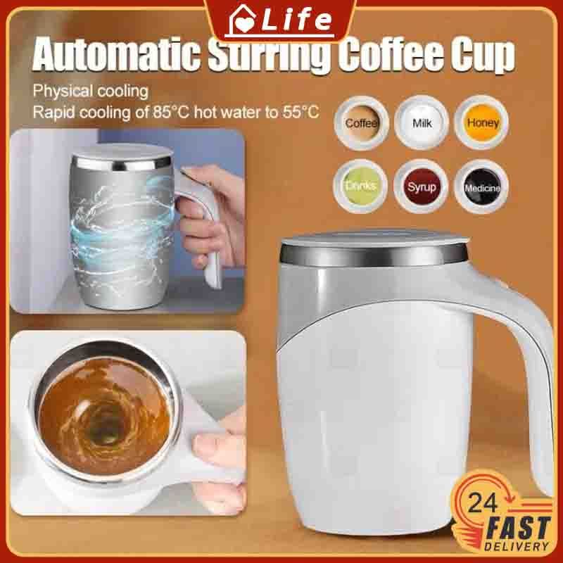 Auto Stirring Mug Upgrade Magnetic Self Stir Coffee Cup Tea Milk ...