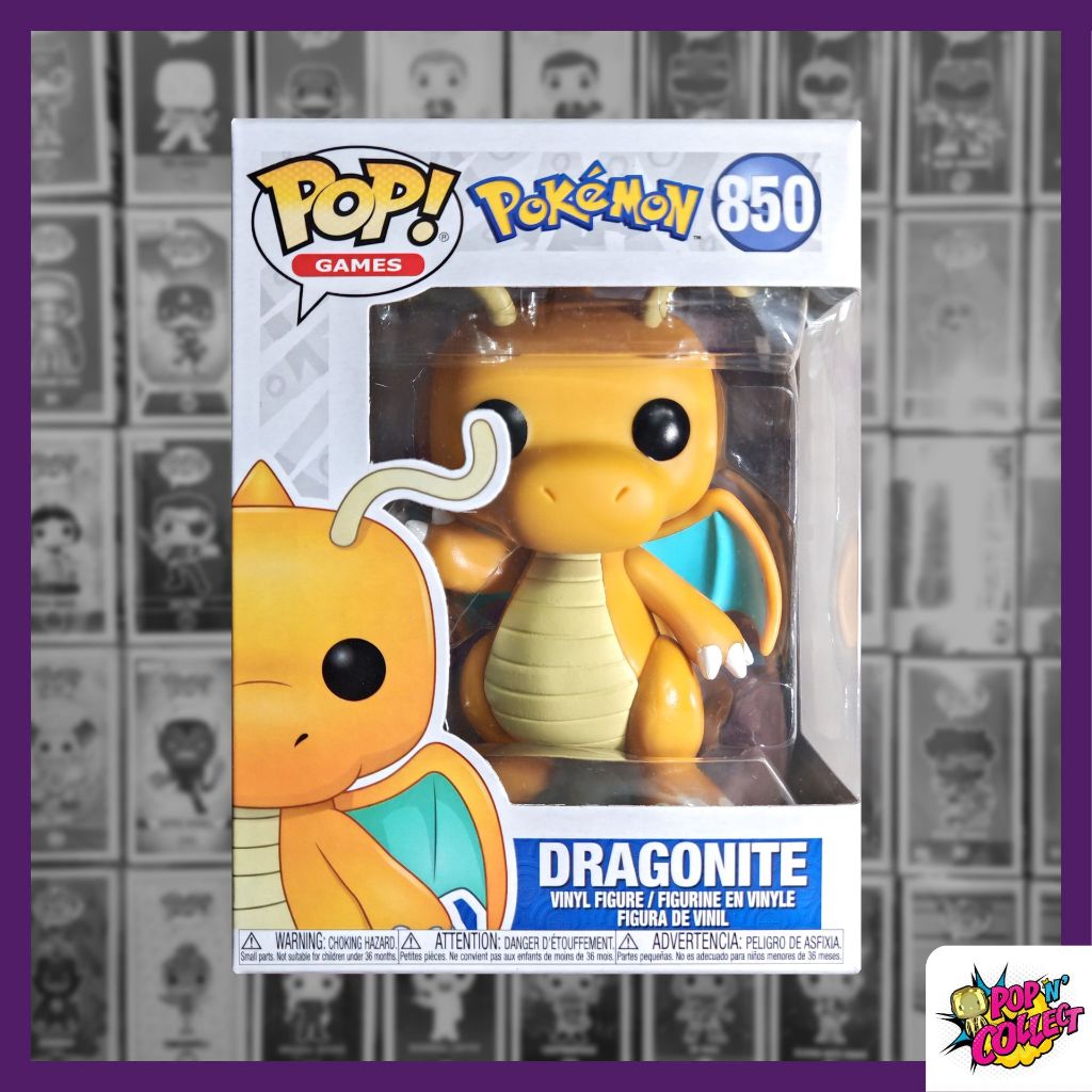 Funko Pop! Pokemon - Dragonite 850 w/ Free Protector (Sold by Pop N ...