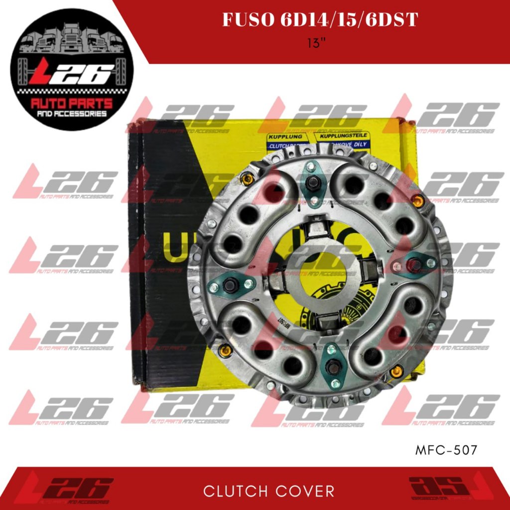 13" Mitsubishi Fuso 6D14 6D15 6DST CLUTCH COVER PRESSURE PLATE MFC-507 ...