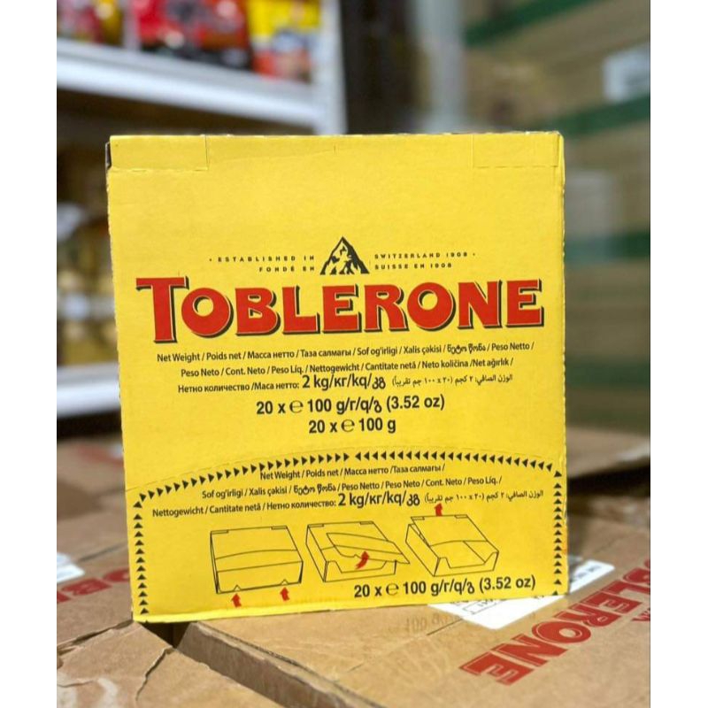 TOBLERONE 100G PER BOX | Shopee Philippines