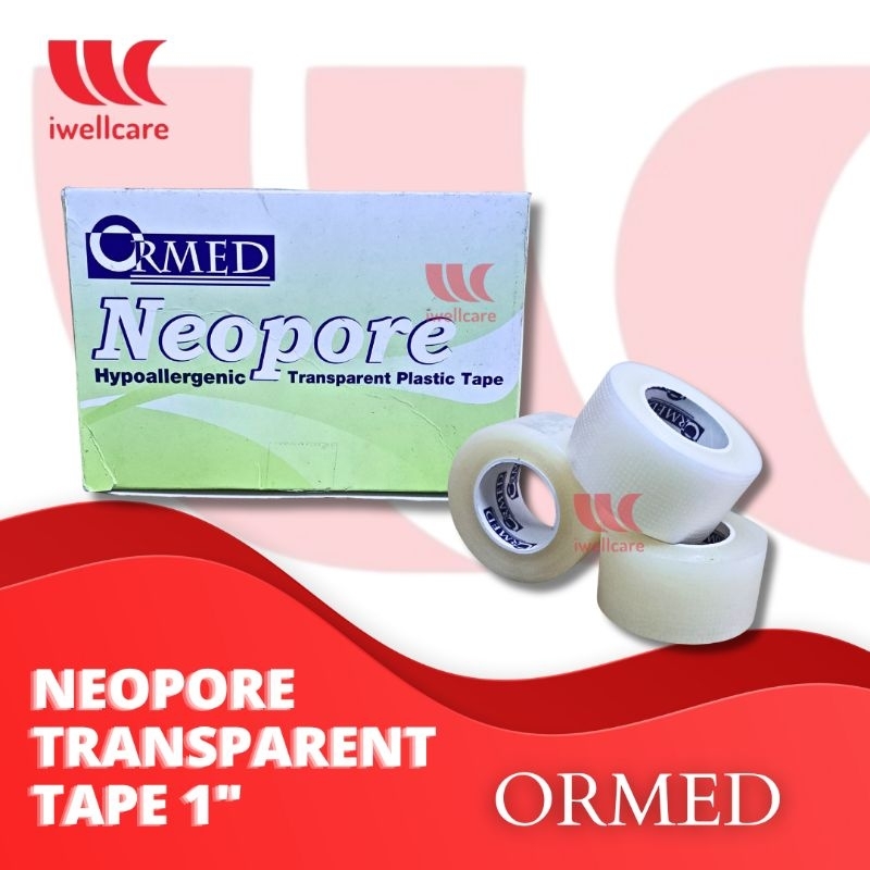 Neopore Transparent Tape 1", Ormed (sold per pc) | Shopee Philippines