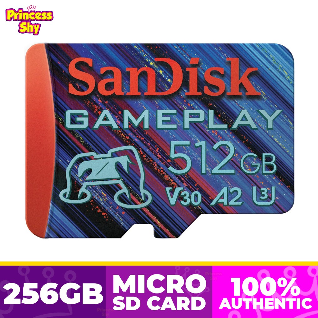 SanDisk GamePlay microSD Card for Mobile and Handheld Console Gaming 512GB | Shopee Philippines