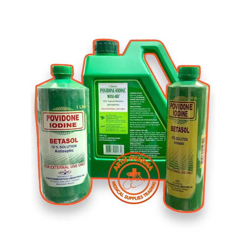 POVIDONE-IODINE 10% TOPICAL SOLUTION / ANTISEPTIC | Shopee Philippines