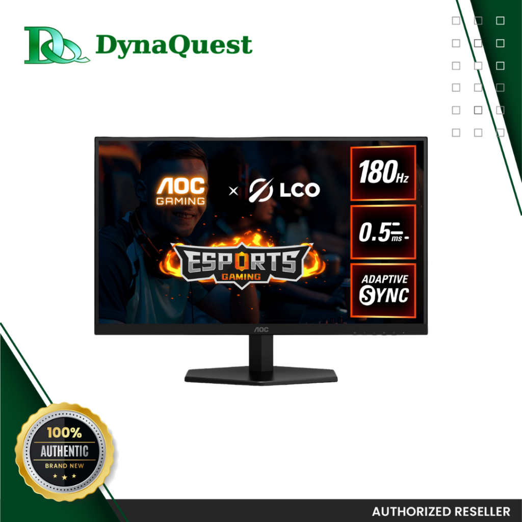 AOC 27G42E 27" IPS 180Hz FHD (1920x1080) 0.5ms MPRT / 1ms GtG Adaptive ...