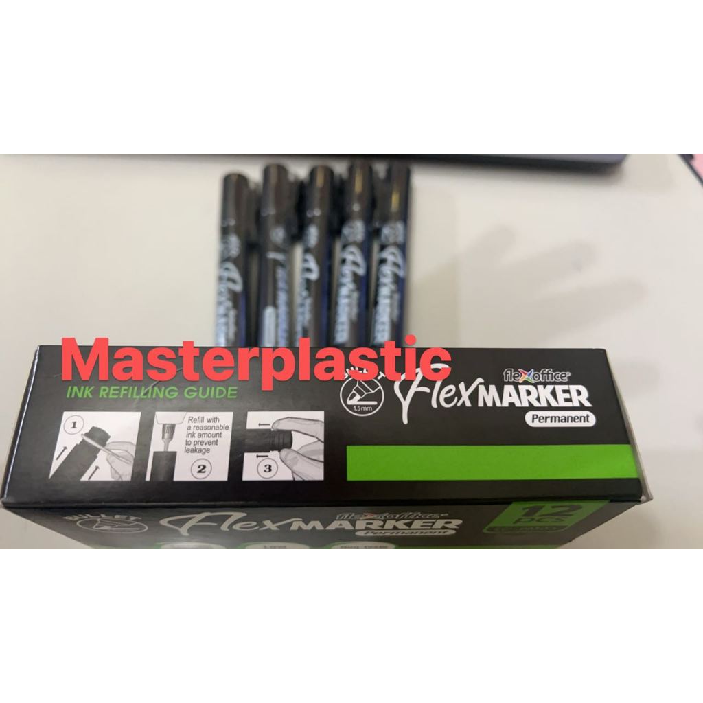 FlexofficePentel Pen flexmarker Flexoffice 12pcs | Shopee Philippines