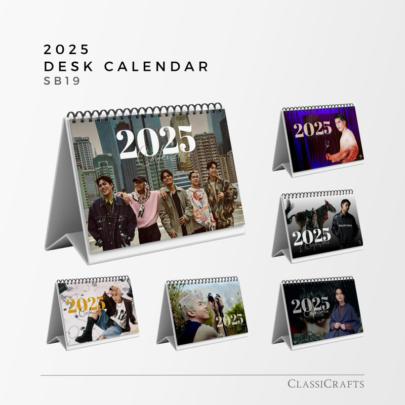 SB19 2025 Desk Calendar A5 Size (with Holidays) | Shopee Philippines