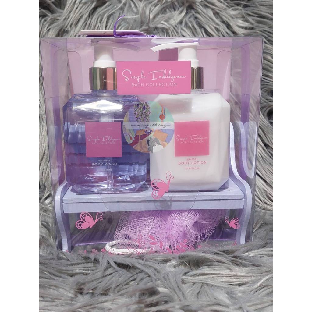SIMPLE INDULGENCE- BODY WASH & LOTION COLLECTION, BEDAZZLED (BB:MAY2027 ...