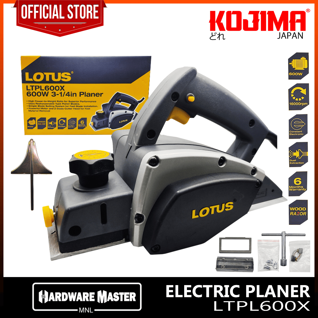 Lotus Electric Planer 580W LTPL5800 or 600W LTPL600X Original Authentic ...