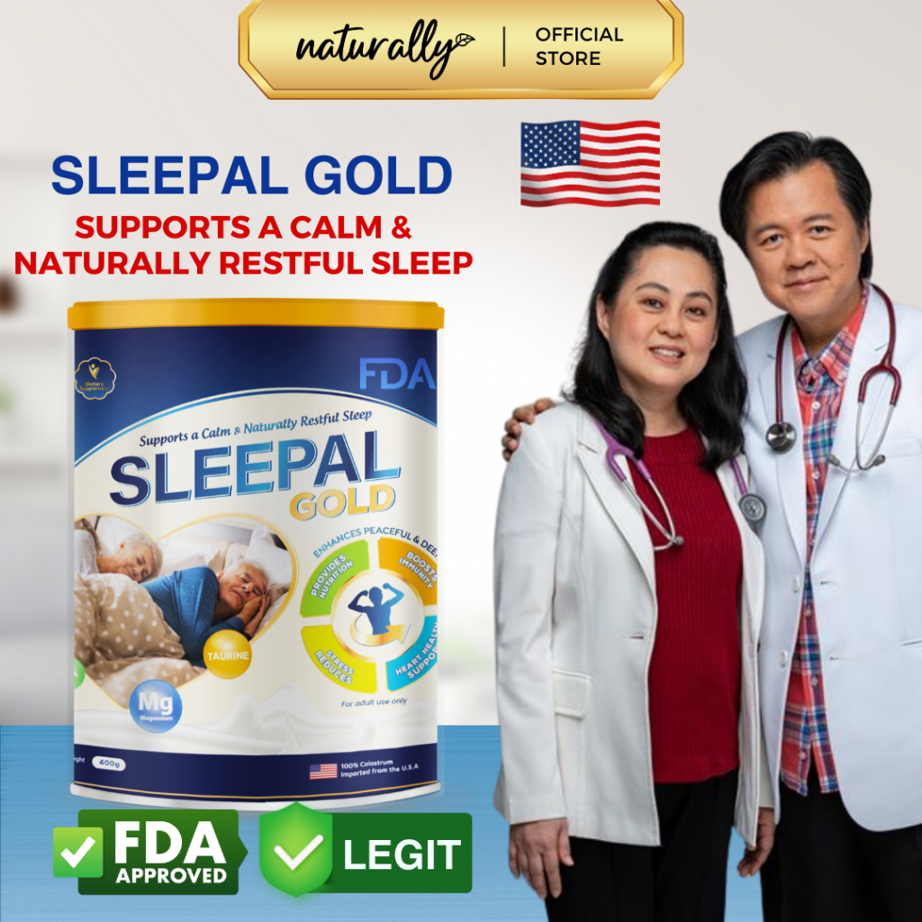 Ang Sleepal Gold Milk Milk ay sumusuporta sa pagtulog para sa mga ...