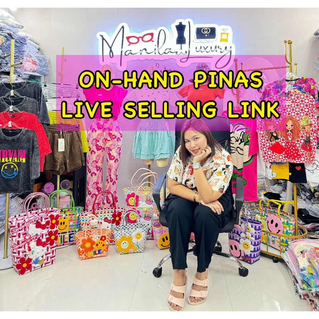 On Hand Pinas Clothes Tops Live Selling Link | Shopee Philippines