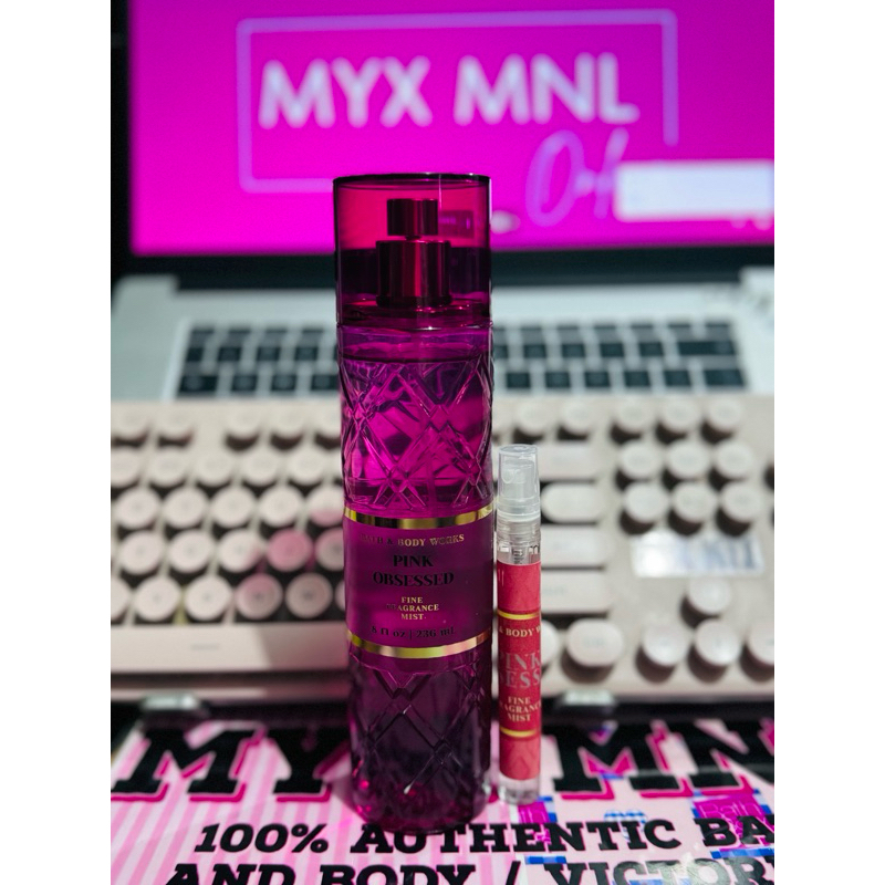 Bath & Body Works Pink Obsessed Perfume Mist Decant - 10ml | Shopee ...