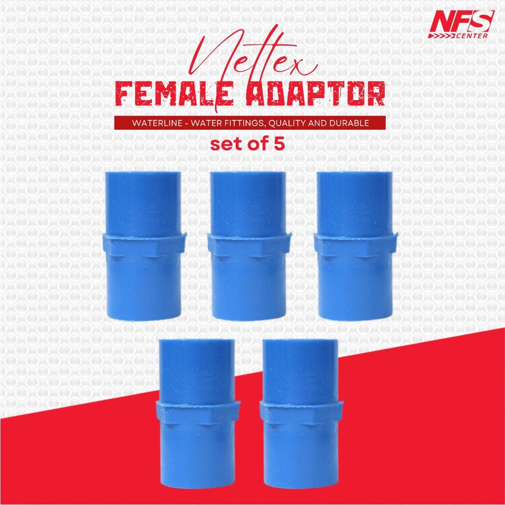 Neltex Female Adaptor (Adapter) set of 5 | Waterline - Water Fittings ...