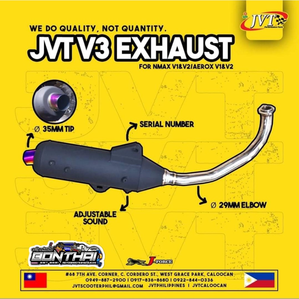 JVT V3 EXHAUST PIPE SILENT KILLER | Shopee Philippines
