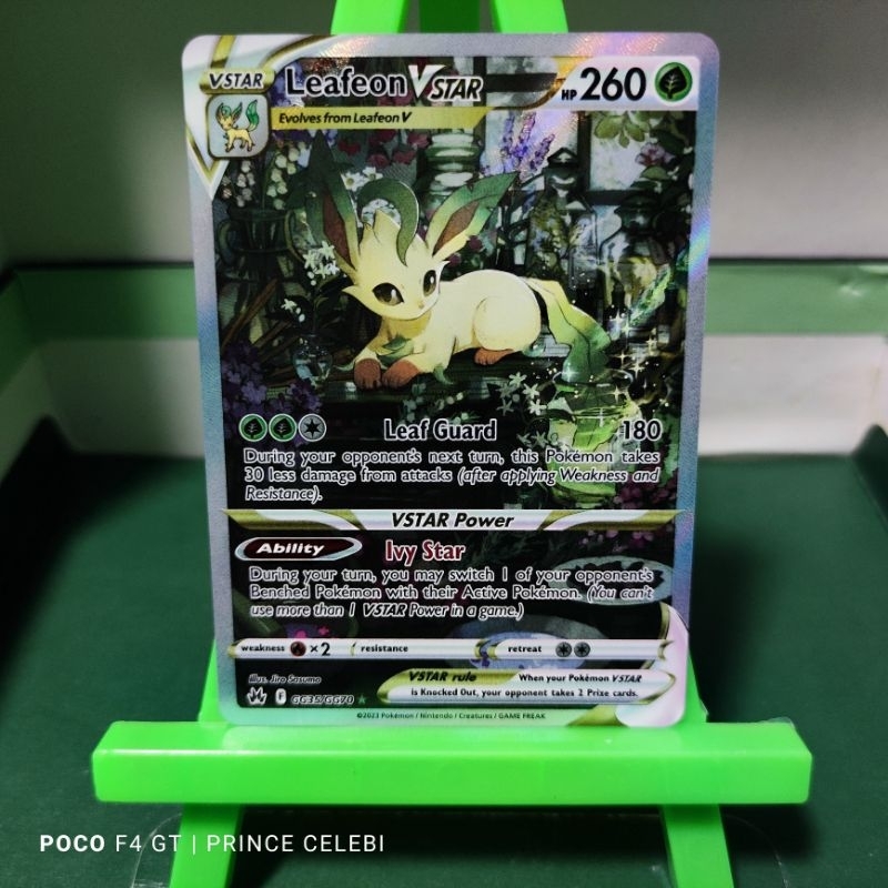Pokemon TCG - Leafeon Vstar | Shopee Philippines