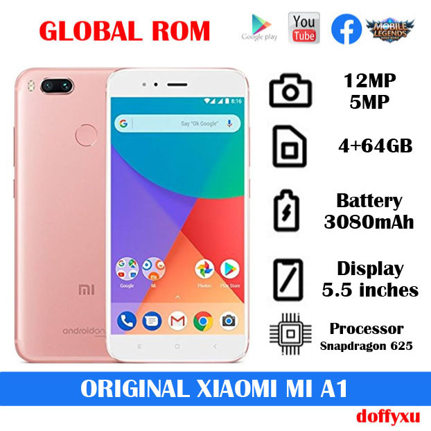 Xiaomi Mi A1 4/64GB Global Original | Shopee Philippines