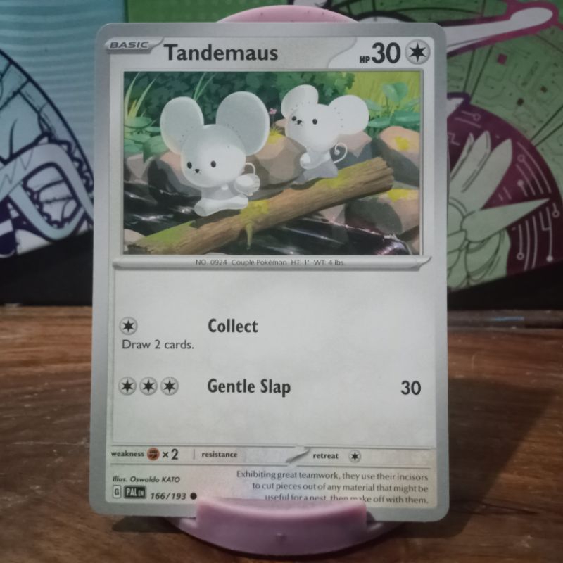 Tandemaus - 166/193 - Common Paldea Evolved Pokemon TCG | Shopee ...