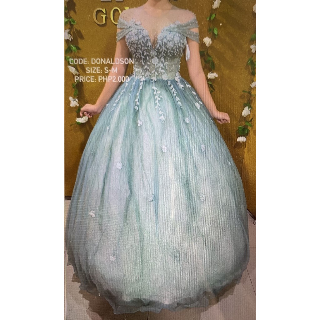 DEBUT GOWNS: (CODE: EDMONSON) | Shopee Philippines