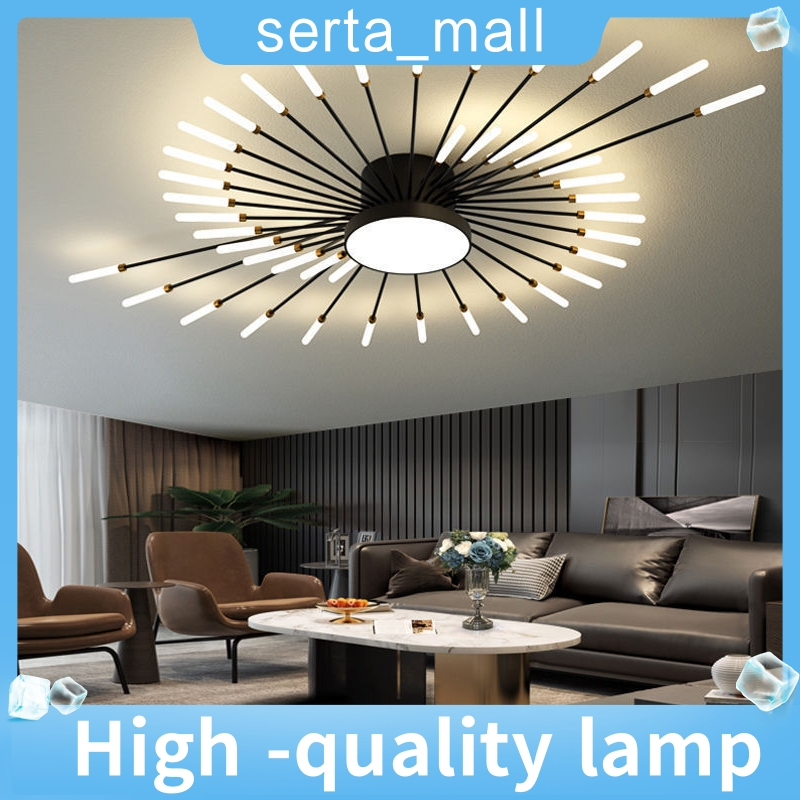 Modern Living Room Remote Ceiling Light Center Bedroom Chandelier Bar ...