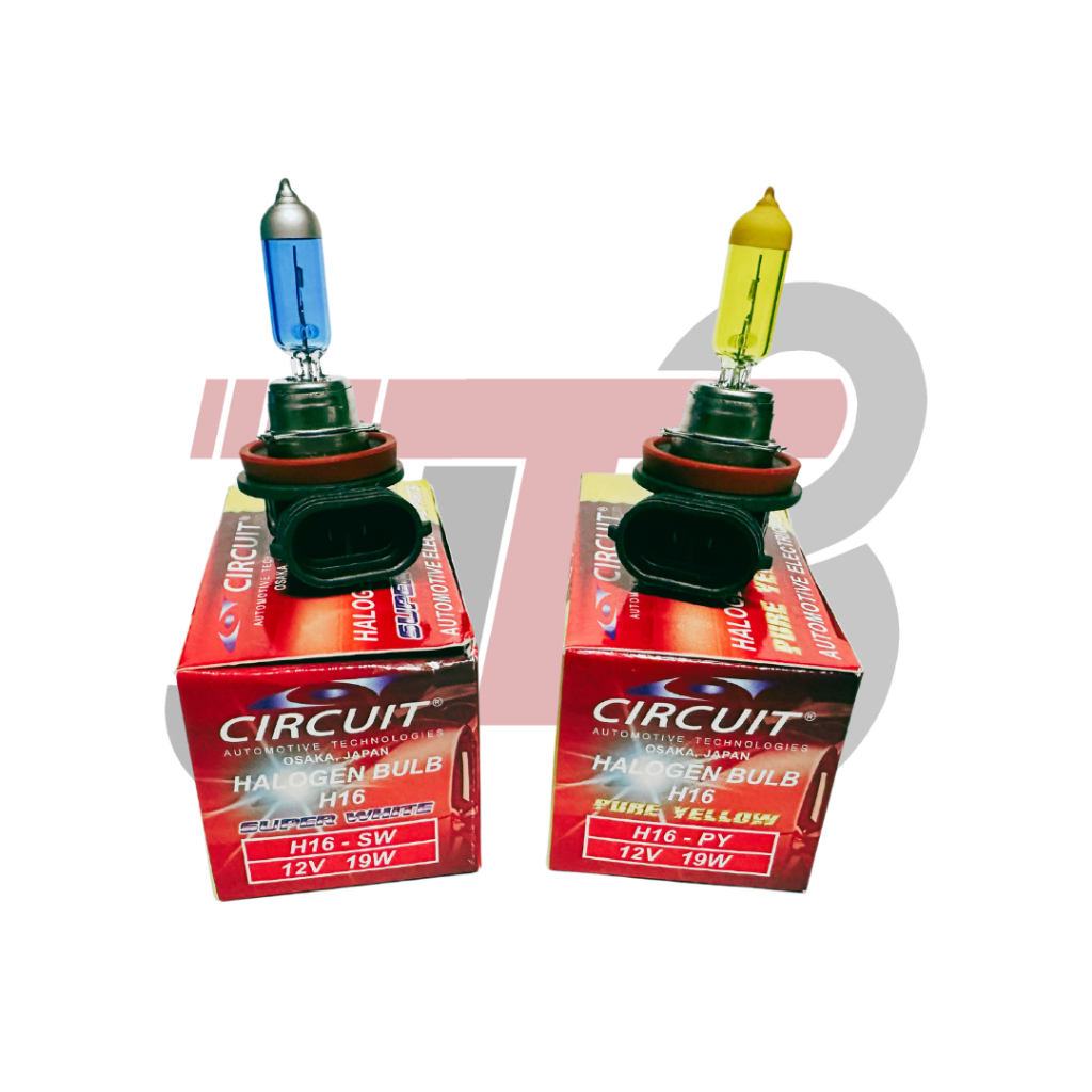CIRCUIT Halogen Bulb H16 19W 12V | Shopee Philippines