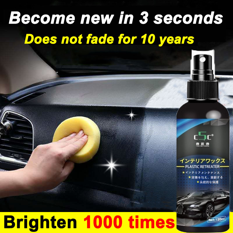 C5C Japan Car Plastic Restorer Back To Black Gloss Cleaning Auto Polish ...