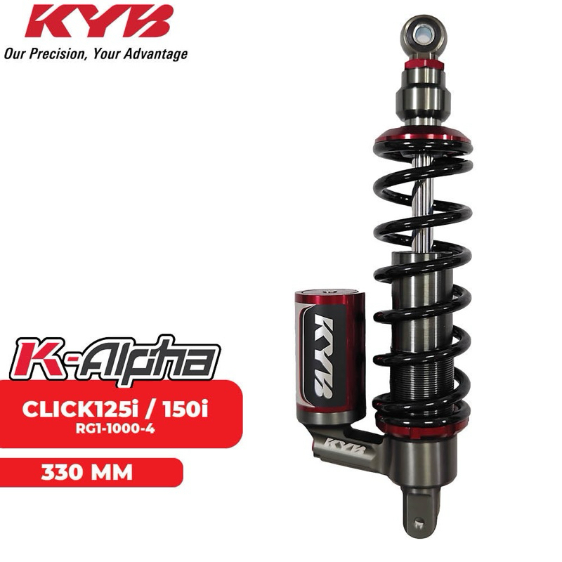 click 125i/click 150i rear gas shock absorber kyb alpha | Shopee ...