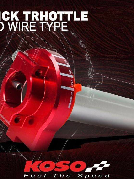 KOSO QUICK THROTTLE TWO WIRE FOR FI | Shopee Philippines