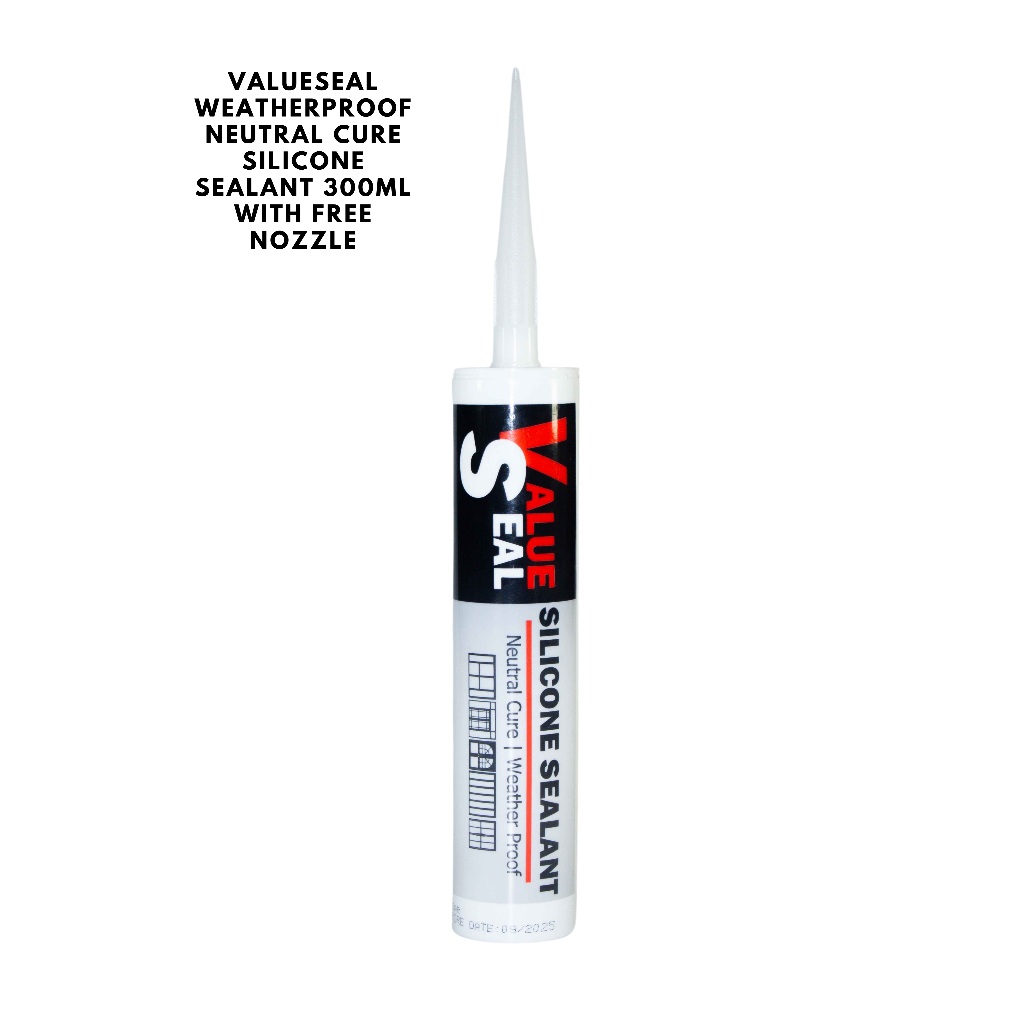 Value Seal Silicon Sealant/Neutral Cure Weatherproof 300ml | Shopee Philippines