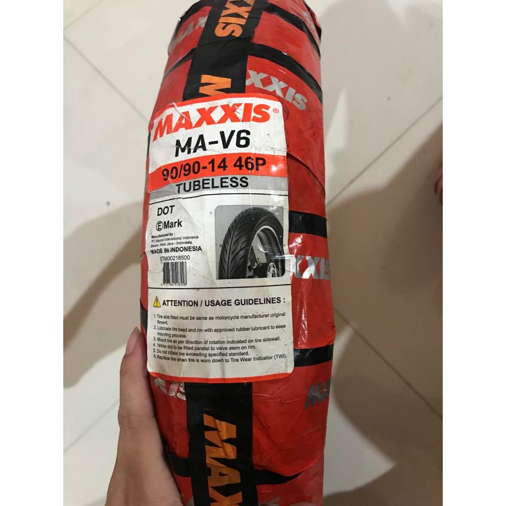 MAXXIS MA-V6 TUBELESS | Shopee Philippines