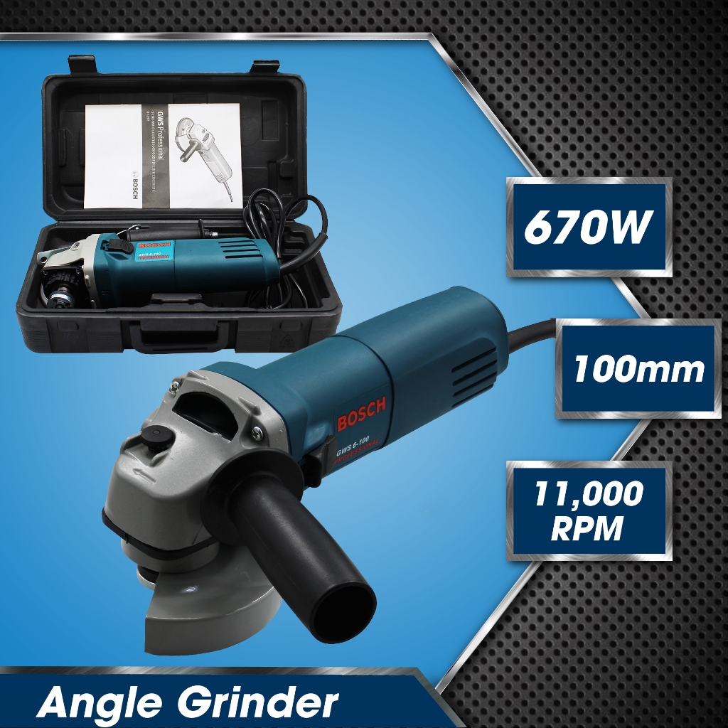 Professional 4'' Heavy-Duty Angle Grinder | Shopee Philippines