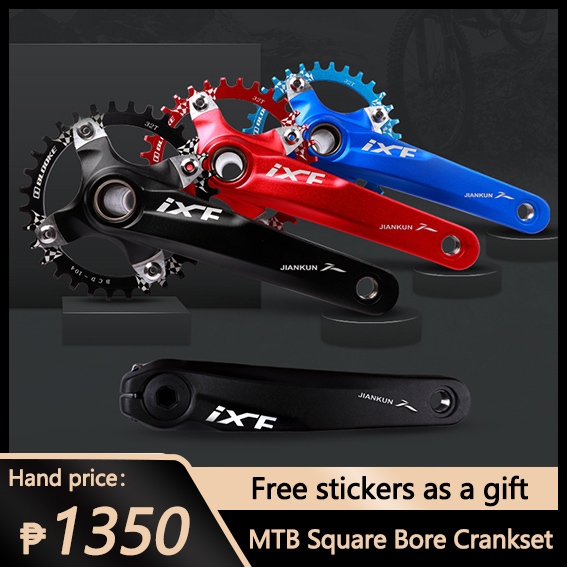 IXF Crankset 104 BCD Bottom Bracket With Axis Spindle MTB Hollowtech ...