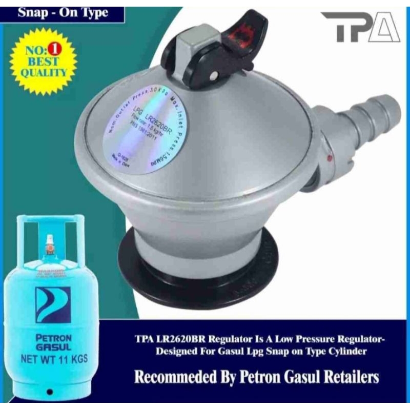 TPA ORIGINAL LR2620BR SNAP ON for GASUL | Shopee Philippines