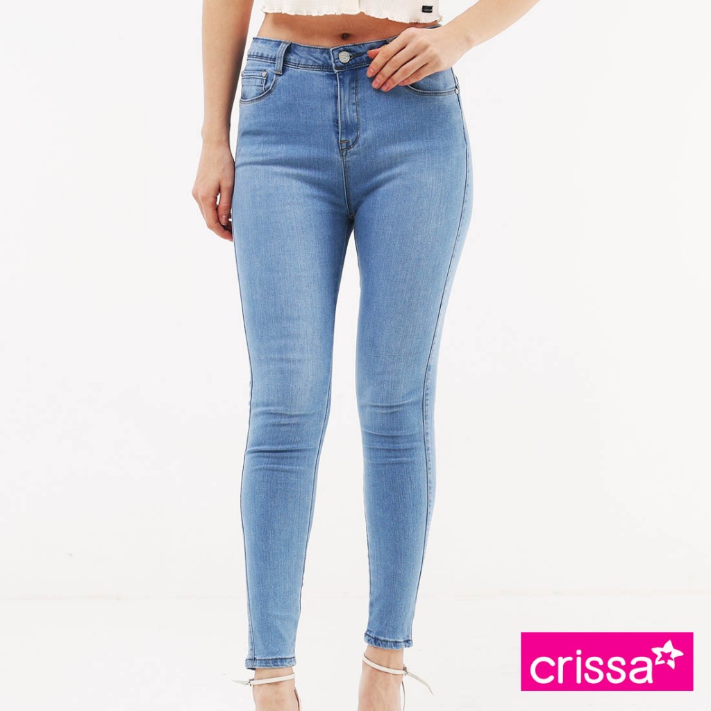 Crissa Highwaist Skinny Jeans CSB87-0028 | Shopee Philippines