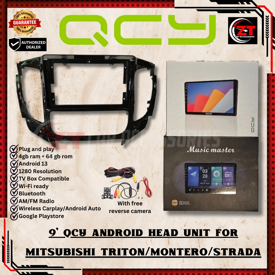MITSUBISHI MONTERO / STRADA / TRITON 9INCH ANDROID HEAD UNIT | Shopee ...