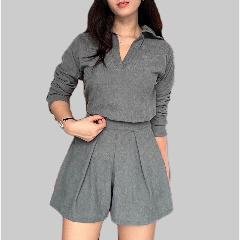 JCB Casual outfit for women coords/ coordinates / trouser set | Shopee ...