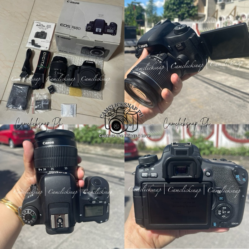 CPH Canon eos 760D 24megapixels wifi/nfc ready touch screen swivel ...