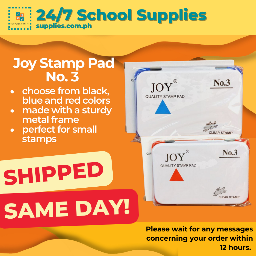 Stamp Pad Blue Joy No. 3 - Long-Lasting Ink And Metal Frame | Shopee ...