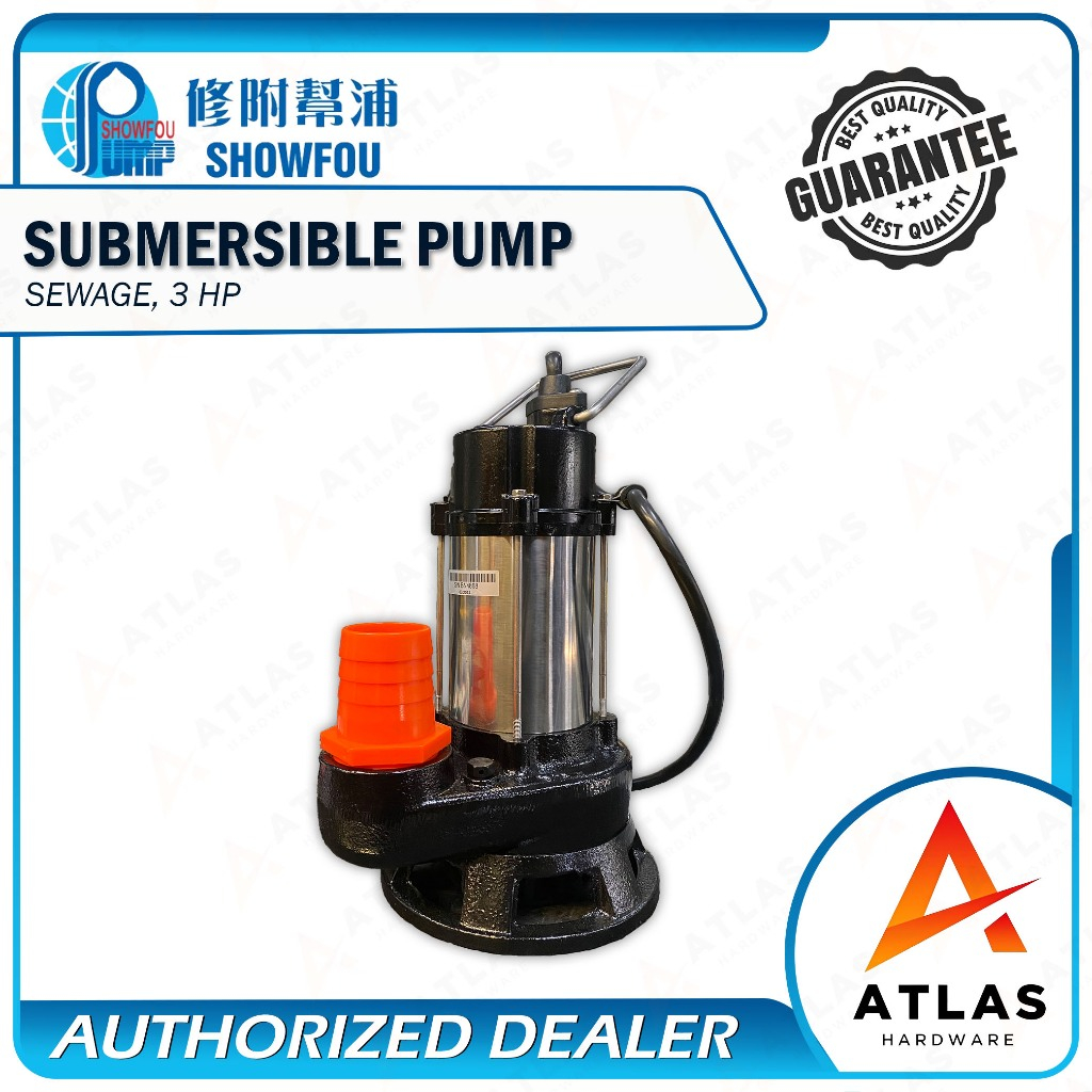 Showfou Submersible Pump Sewage 3 HP | Shopee Philippines