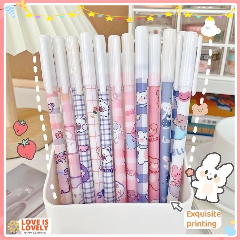 Erasable Gel Pen 0.5mm Cartoon Neutral Pen Magic Blue Pen Thermal ...
