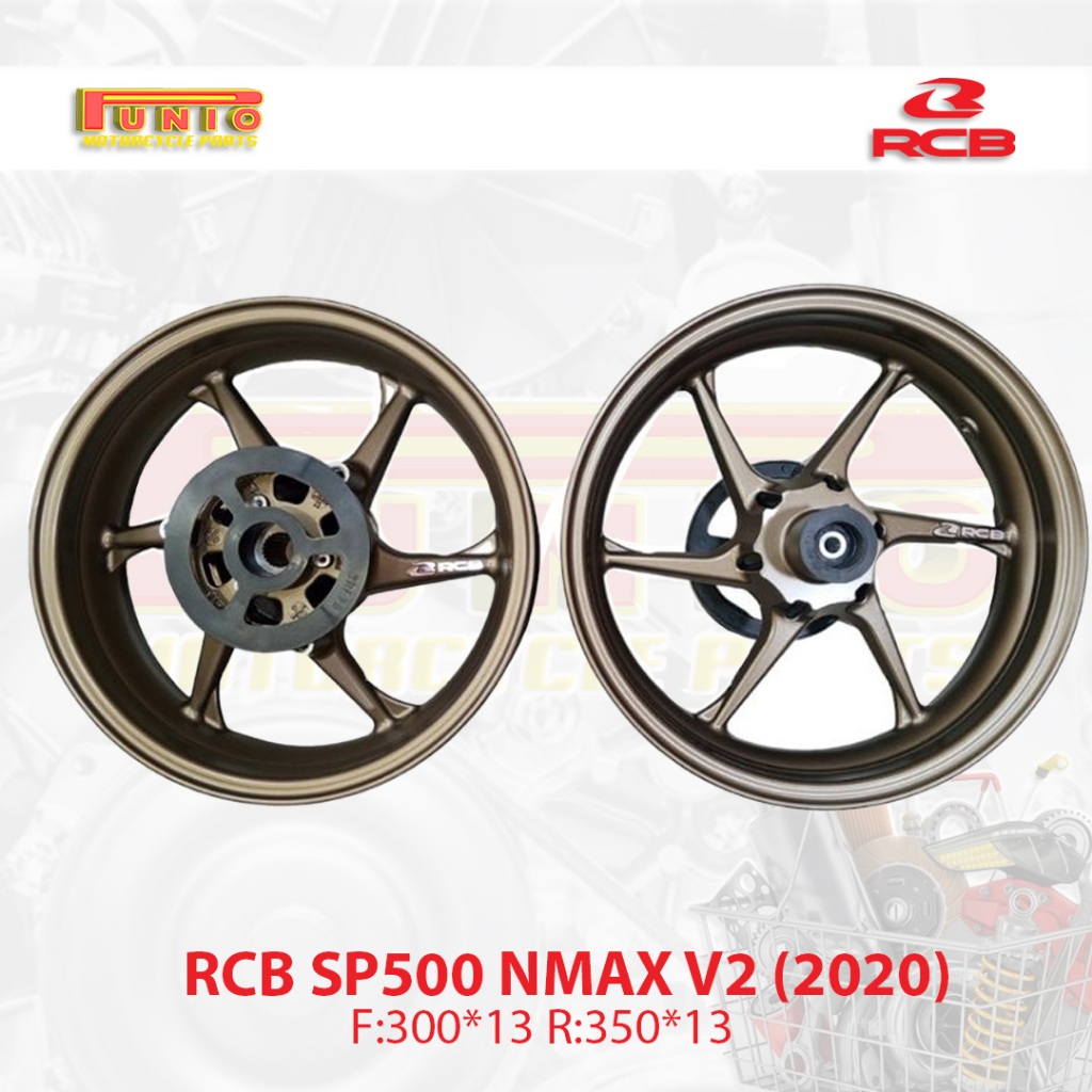 NEW! RCB SPORT RIM MAGS SP500 YAMAHA NMAX V2 /SNIPER 150/155 MOTORCYCLE ...