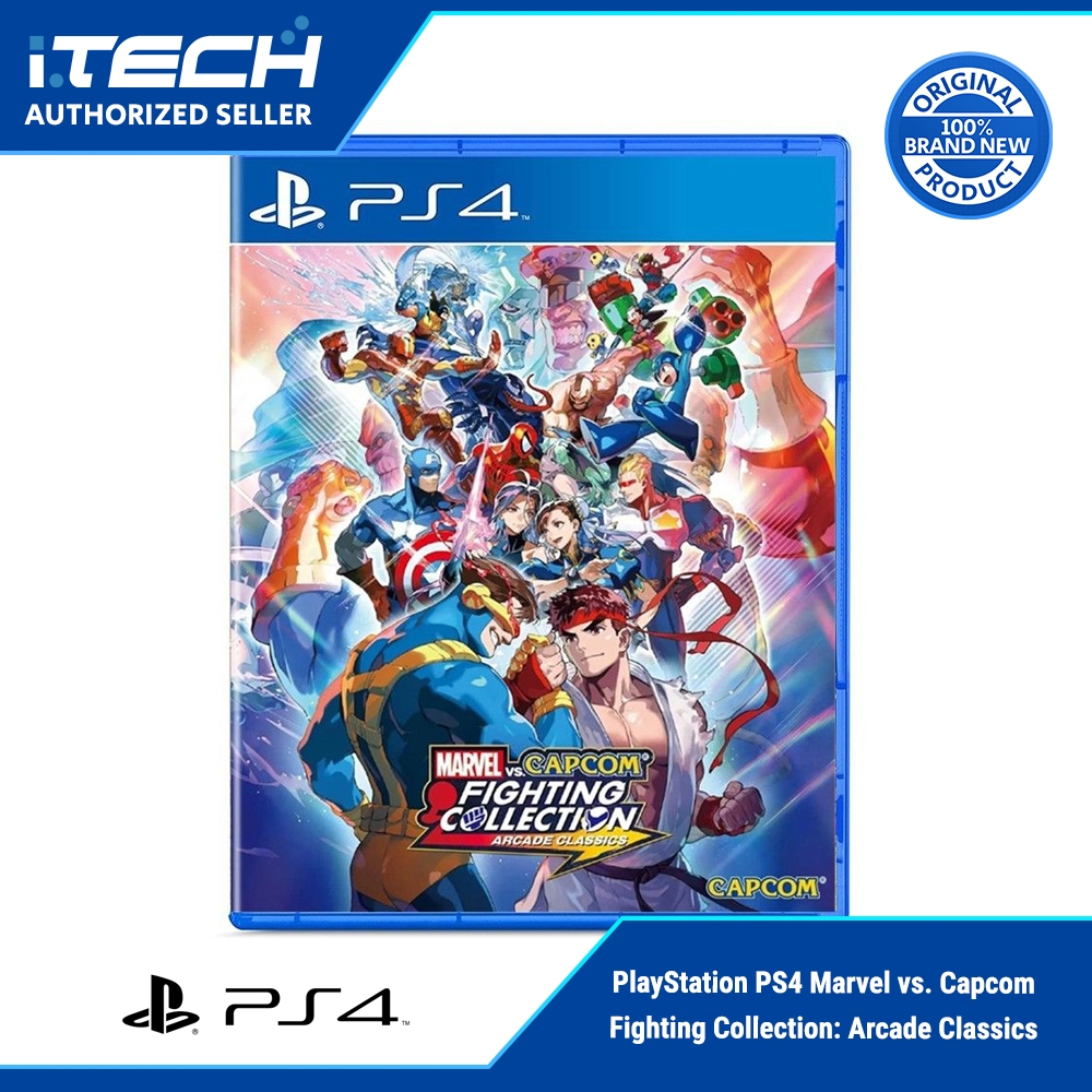PlayStation PS4 Marvel vs. Capcom Fighting Collection: Arcade Classics ...
