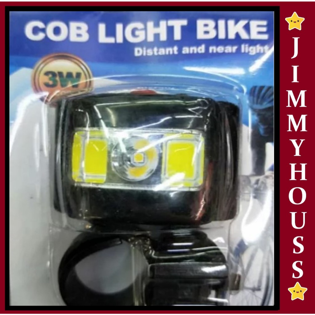 COB LIGHT BIKE Set Mountain Cycle Front Back Headlight Lamp | Shopee ...