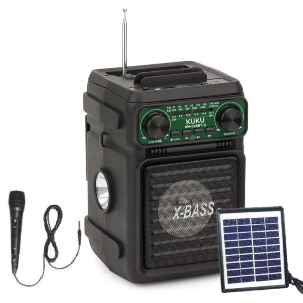 AM-018BT Portable Radio Speaker with AM/FM/SW/BT/USB/TF with FREE WIRED ...