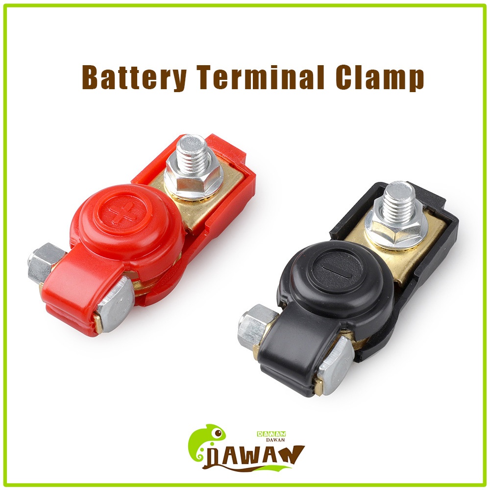 2 PCs Quick Release Car Battery Terminals Clamps Negative and Positive ...