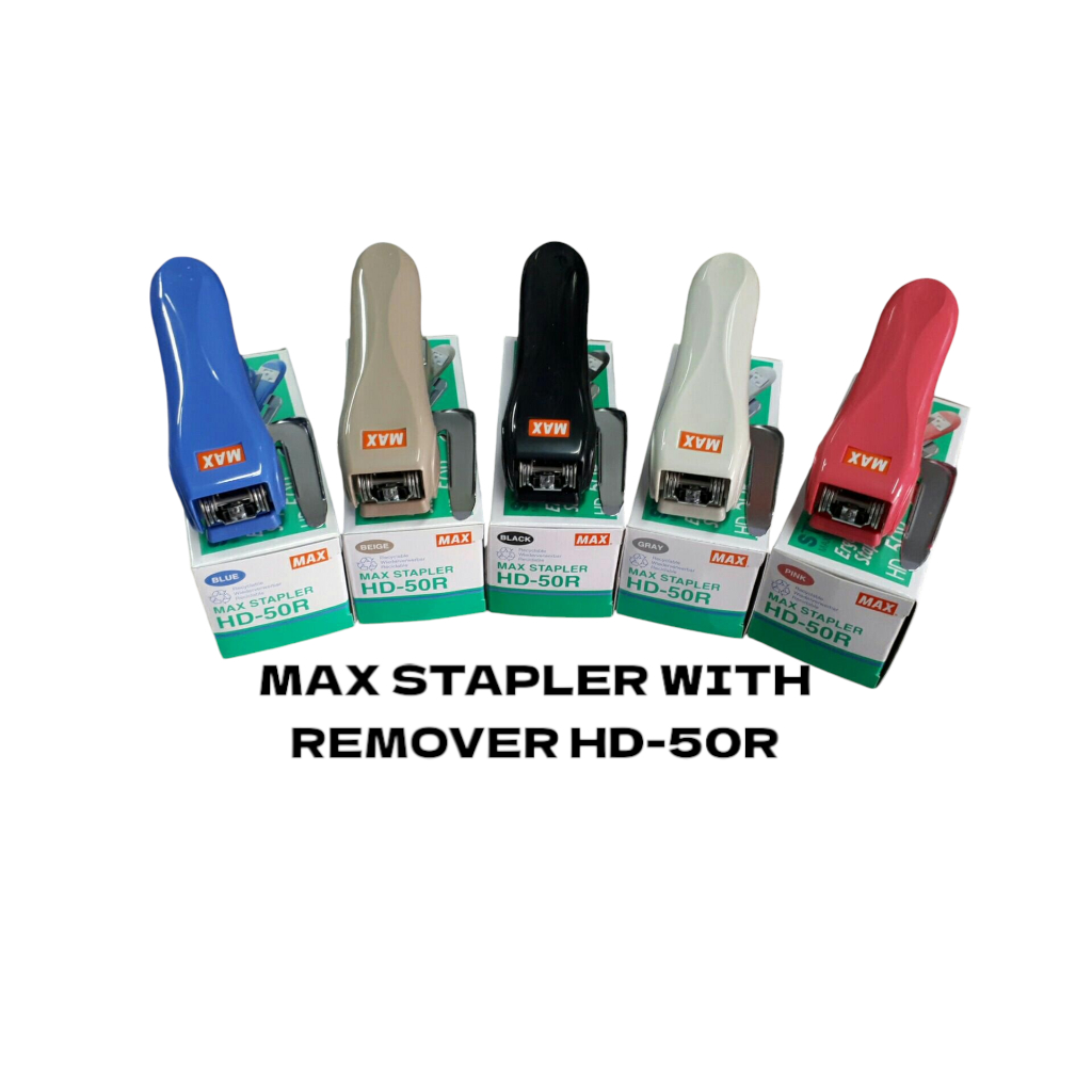 MAX HD-50R Desktop Stapler with Remover ORIGINAL | Shopee Philippines