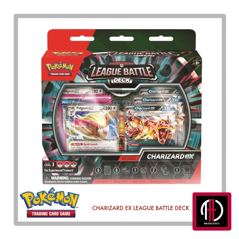 Pokemon TCG Sealed Product - Charizard ex League Battle Deck | Shopee ...