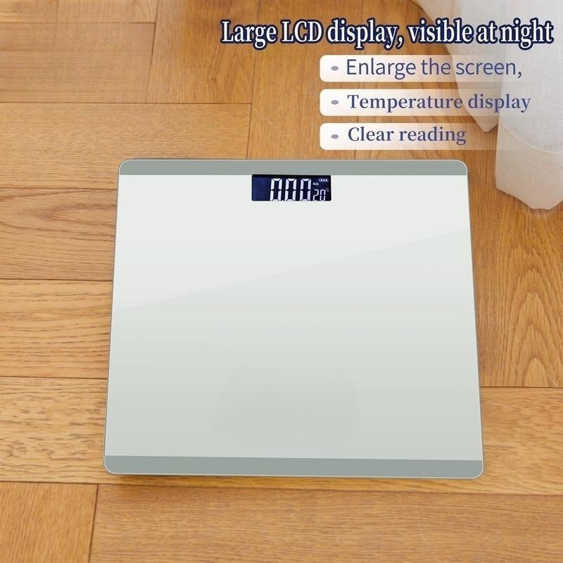 Digital weighing scale LCD Display Tempered Glass weighing Scale ...