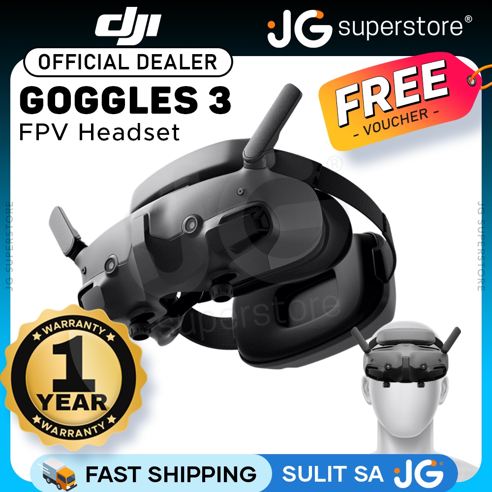DJI Goggles 3 FPV Headset for Avata 2 Mini 4 Pro Air 3 Drone RC Motion ...