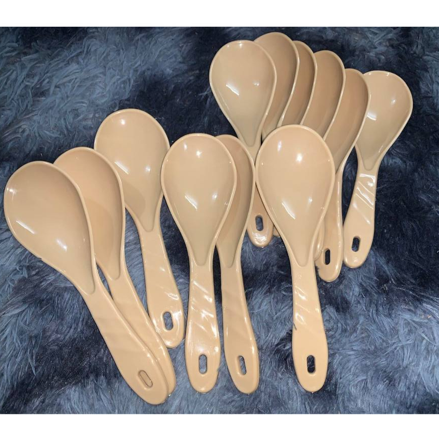 Hi-Top Mocha Plastic Rice Spoon/Food Paddle Spoon | Shopee Philippines