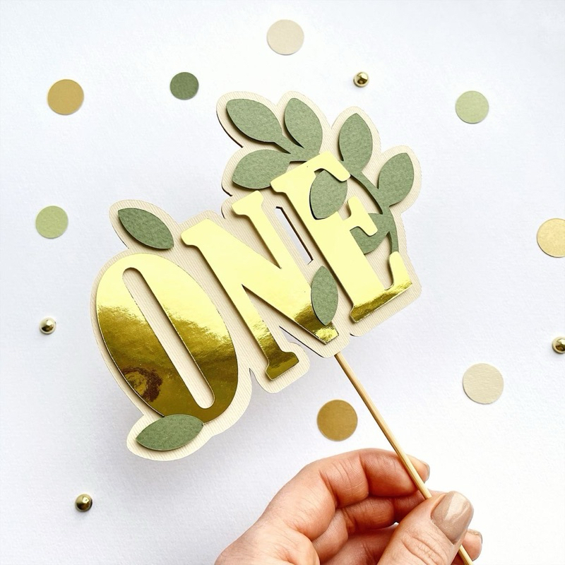 Double Layer Custom Cake Topper – Personalized Party Deco | Shopee ...